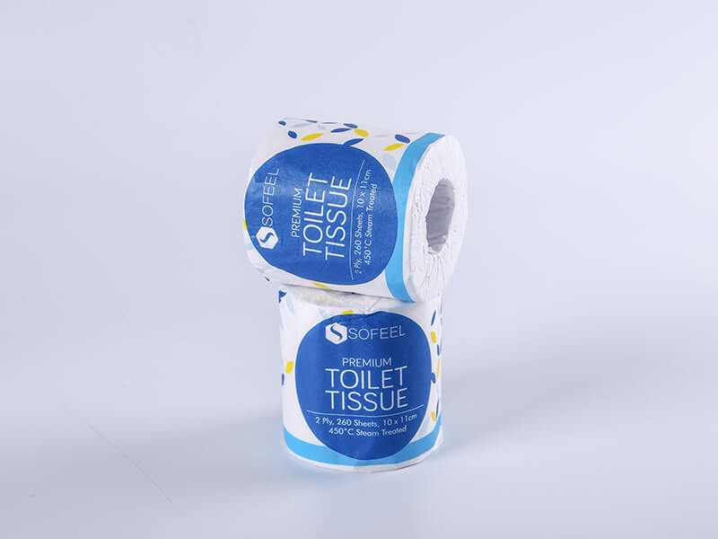 2ply Toilet Tissue/Toilet Roll/Bathroom Tissue with Paper Wrapper ...